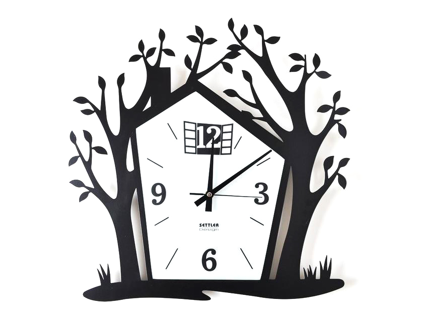 Pictorial Treehouse Wall Clock