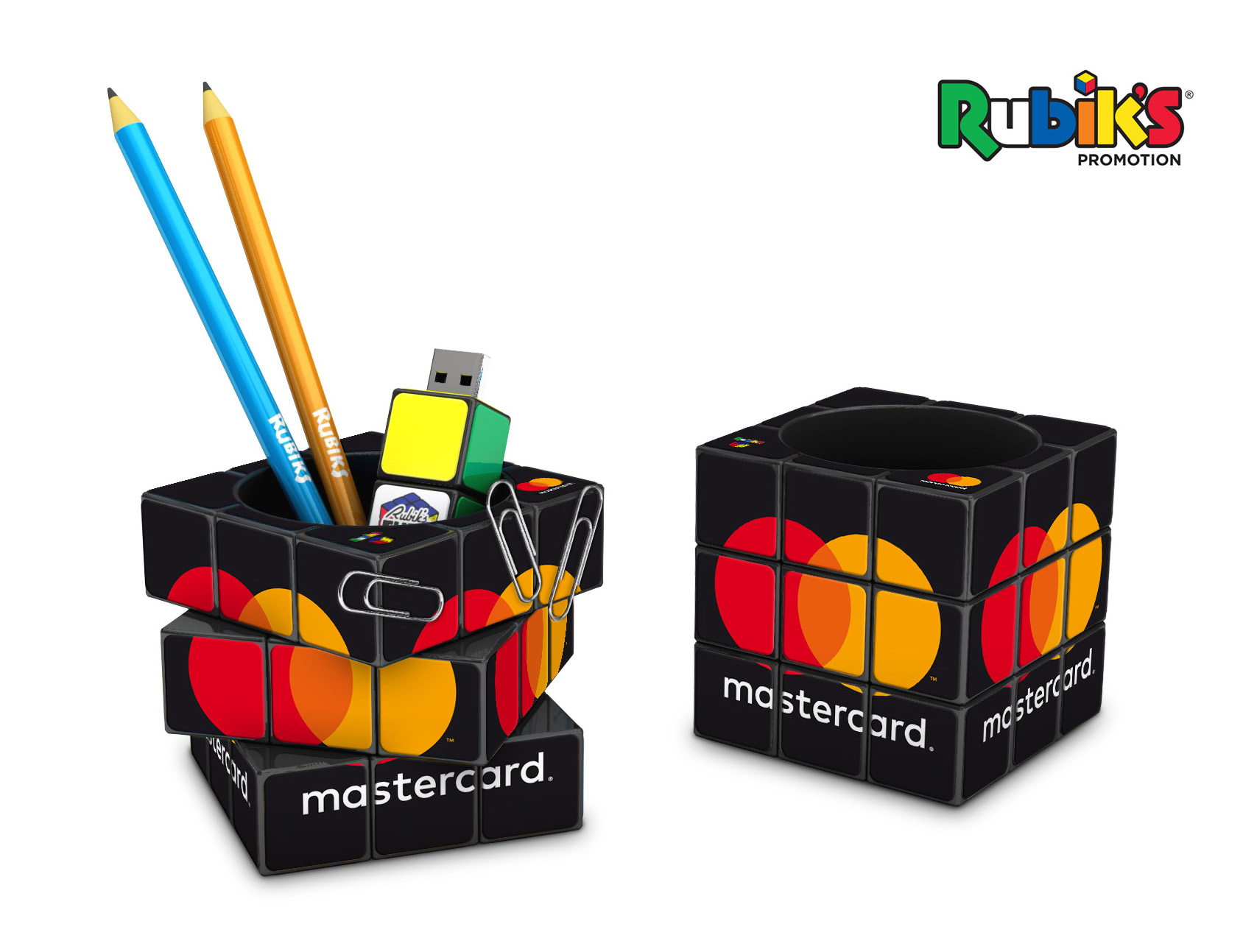 Interactive Rubik's Pen Pot