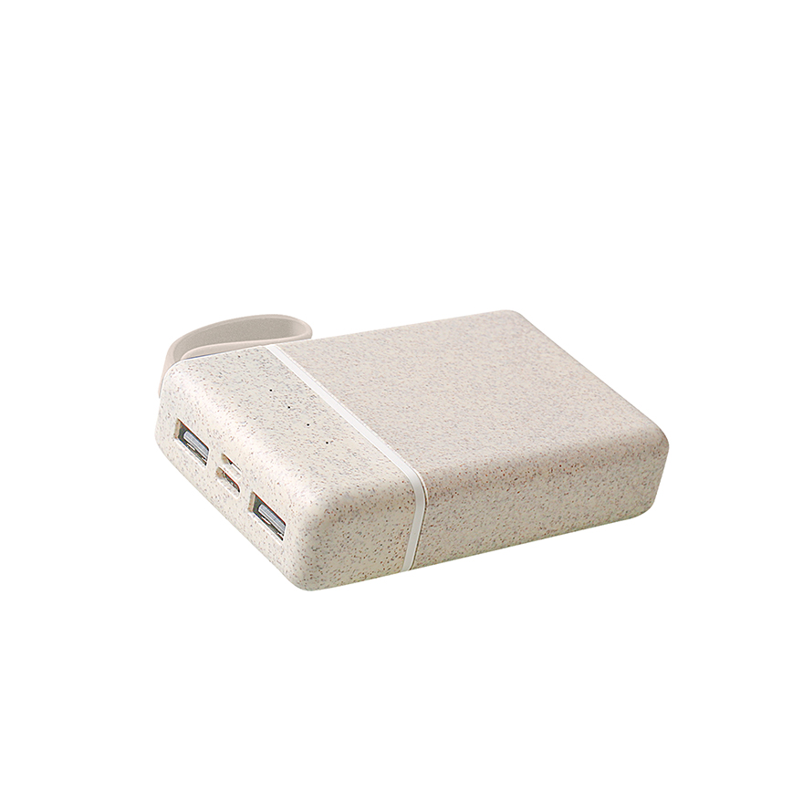 Eco-friendly Wheat Straw Power Bank (10,000mAh)