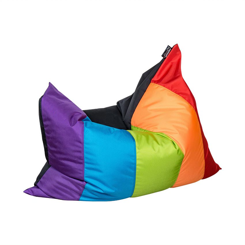 Comfy Rainbow Plopsta-Rectangular Bean Bag