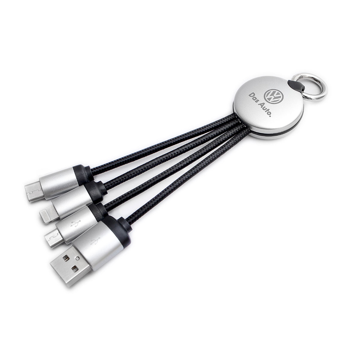 Distinctive 3-in-1 Light-up Logo Charging Cable